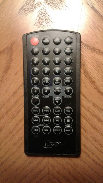 Original iLive IJ608B Karaoke System Remote Control for sale online | eBay