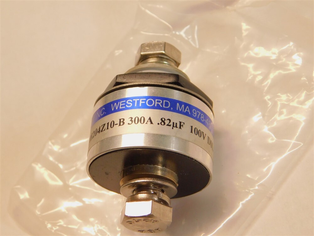 NexTek HPR3008204Z10-B 300A .82uF 100V +80%/-20% EMI DC Feed-Thru ...