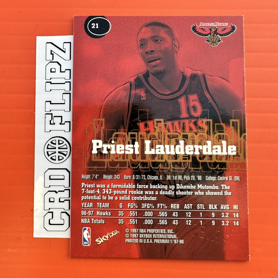 1997-98 SkyBox Premium #21 Priest Lauderdale | eBay