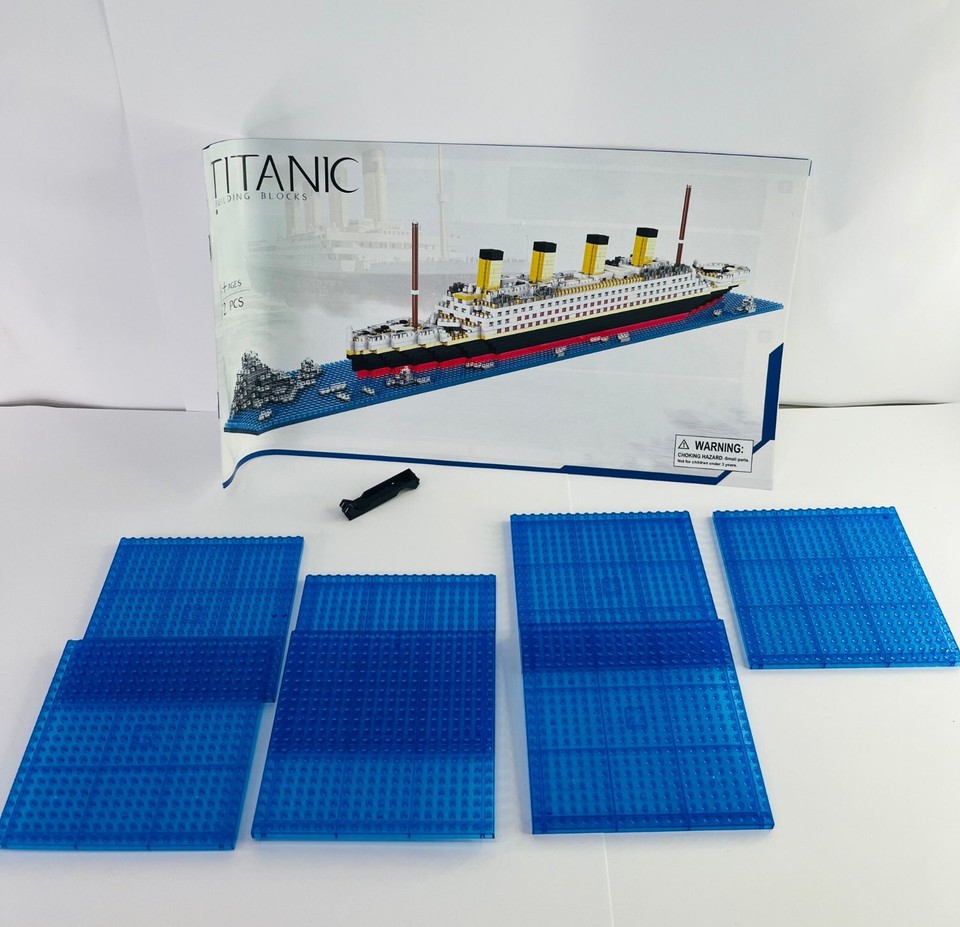 Micro Mini Blocks Building Set Architecture Titanic Cruise Ship Modle ...