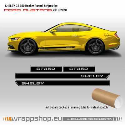 SHELBY GT350 Rocker panel stripes for Ford Mustang 2015 - 2020 | eBay