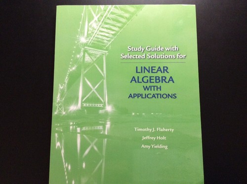 Linear Algebra Study Guide by Jeffrey Holt Paperback Book (English) | eBay