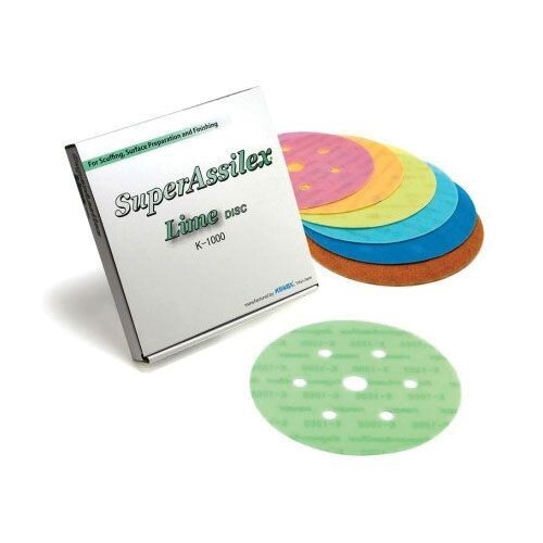 KOVAX Super Assilex 193-2545 6 in. 1500 Grit Peach Dry Sanding Disc (25 ...