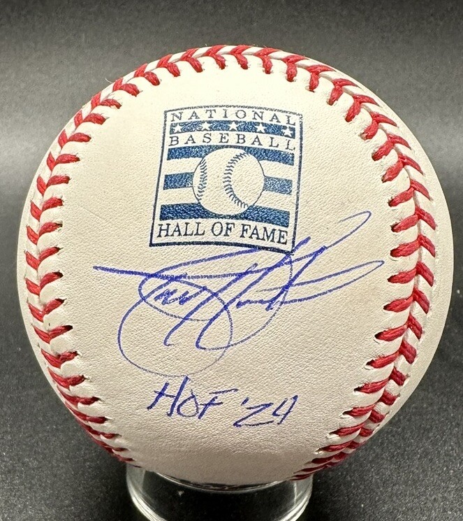 Todd Helton Autographed HOF Baseball w HOF24 Inscription LOGO Tristar ...