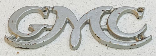 Antique GMC Logo Automobile Emblem 8" 1920 1930 General Motors Vintage ...