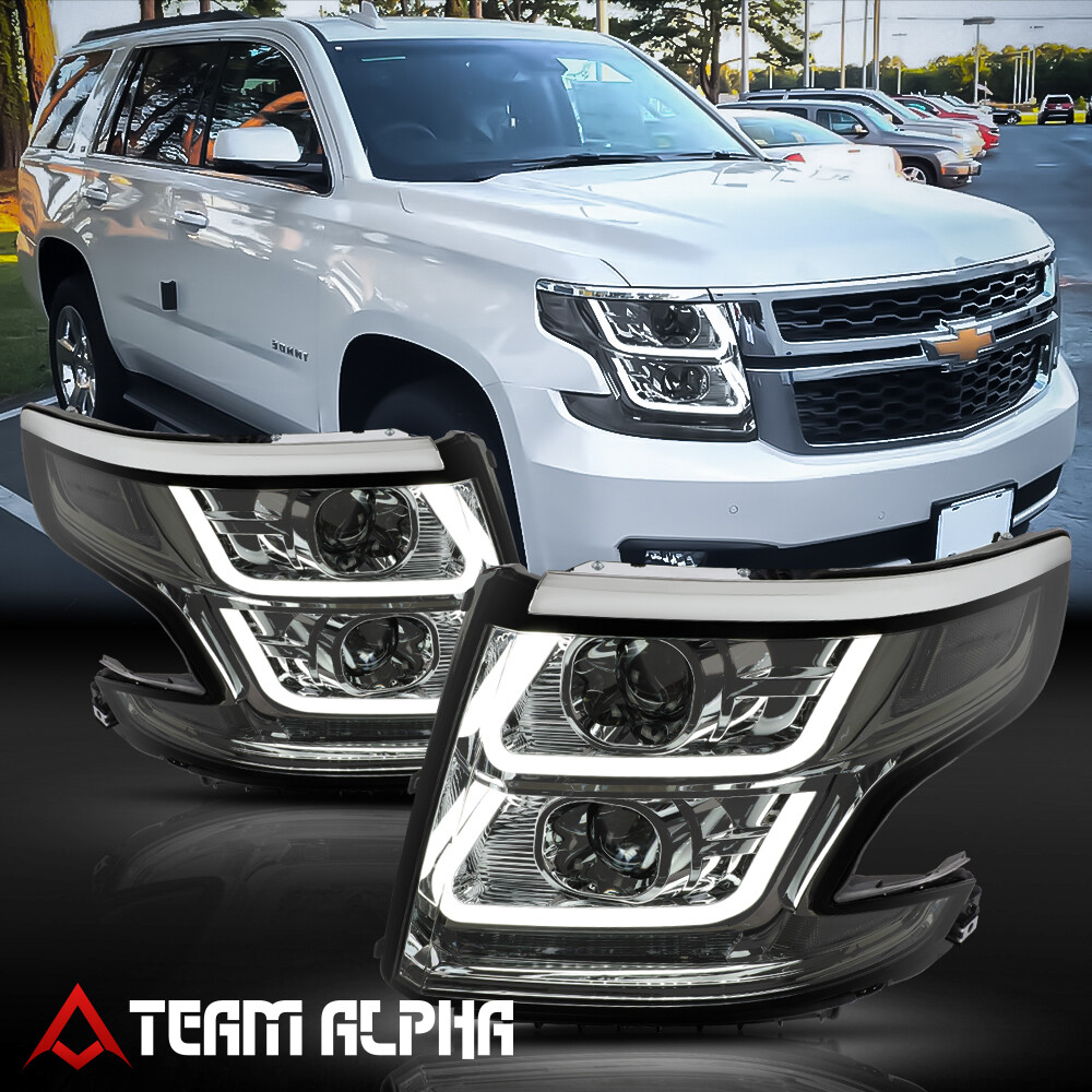 Custom Chevy Tahoe Headlights Assembly