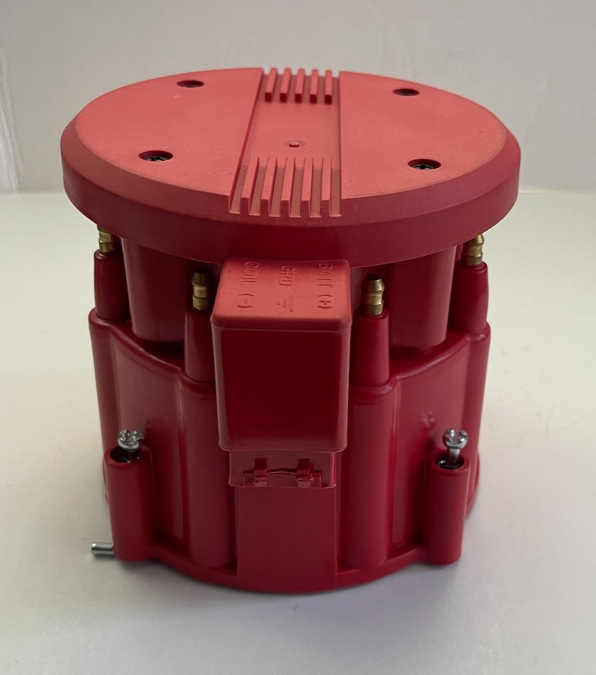 RED HEI Distributor SUPER CAP +RED ROTOR + 65,000 V HI-OUTPUT Coil ...