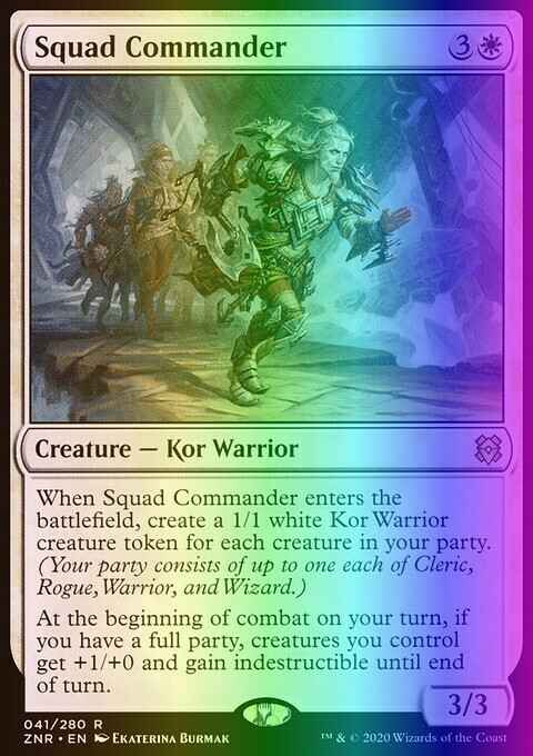 Magic the Gathering MTG Squad Commander (41) Zendikar Rising LP FOIL | eBay