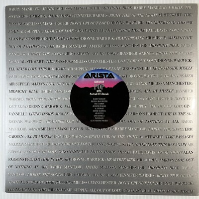 ARISTA Greatest POP Hits: Portrait of a Decade Vinyl LP 1985 AL8-8271 ...