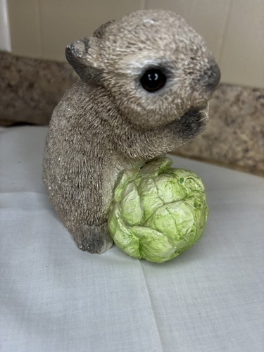 VINTAGE STONE CRITTERS SUPER CUTE BUNNY RABBIT MARBLE EYES | eBay