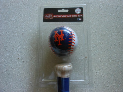 NY Mets Rawlings Softee Bat and Ball Set | eBay