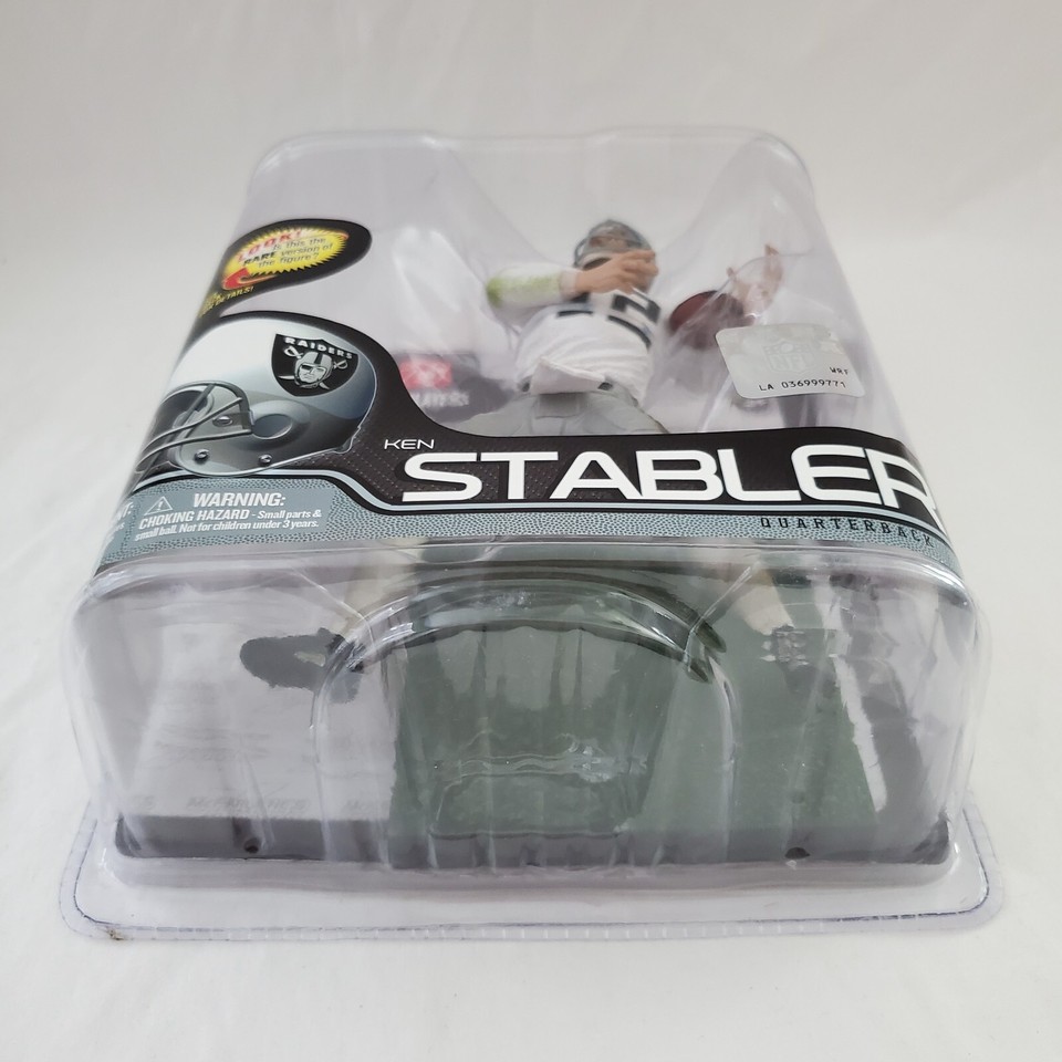McFarlane NFL 29 KEN STABLER DEBUT RAIDERS BRONZE WHITE Jersey VARIANT ...