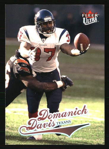 Domanick Davis 2004 Fleer Ultra #87 FOOTBALL Card | eBay