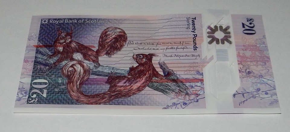 ROYAL BANK SCOTLAND POLYMER £20 CIRCULATED PREFIX EG 165945 | eBay UK