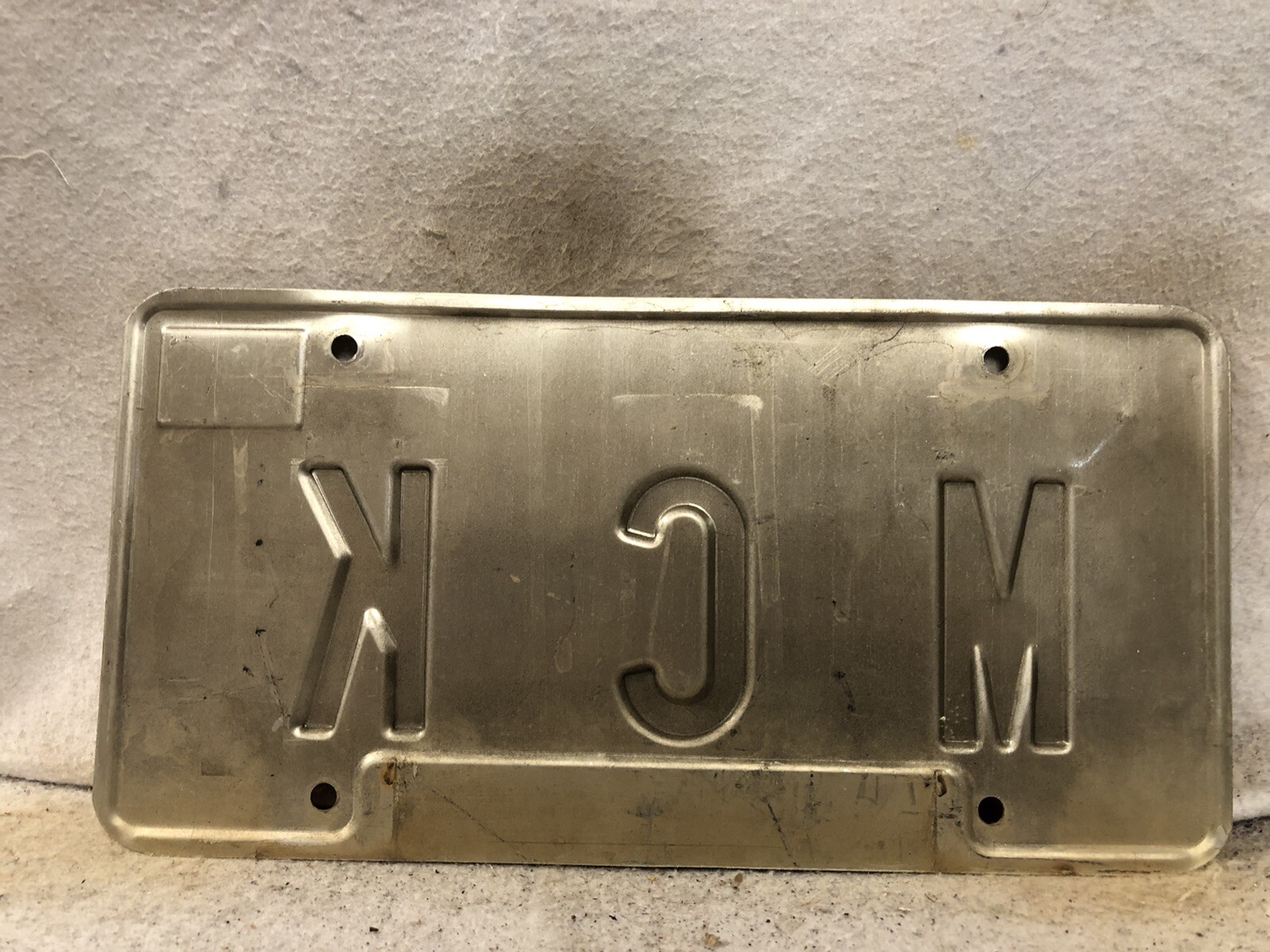 1994 Georgia Vanity License Plate “M C K” | eBay