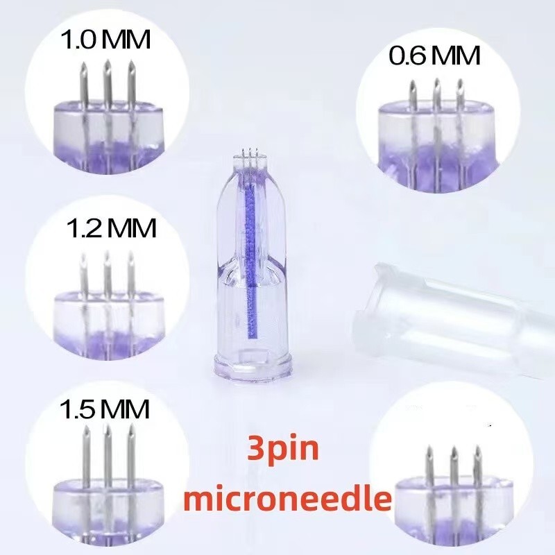 Crystal Microneedles 34G 3Pin/Needles Tip Anti Aging Eyes Neck Lines ...