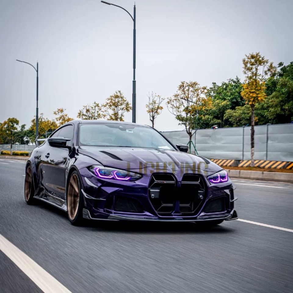 Purple DRL Laserlight Module For 2023 BMW M4 CSL 4 series G80 G22 G82 ...