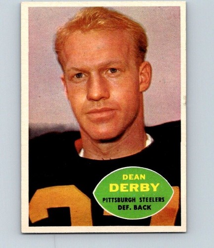 1960 TOPPS FOOTBALL #99 DEAN DERBY NRMT KA | eBay