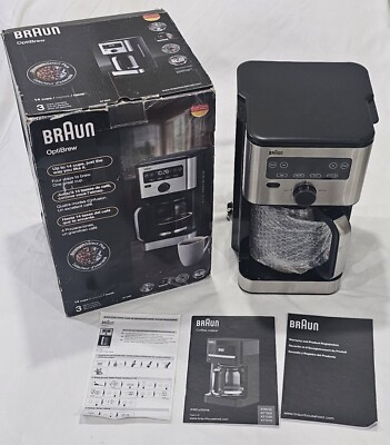 Braun KF5350BK OptiBrew 14 Cup Quick Drip Coffee Maker | eBay
