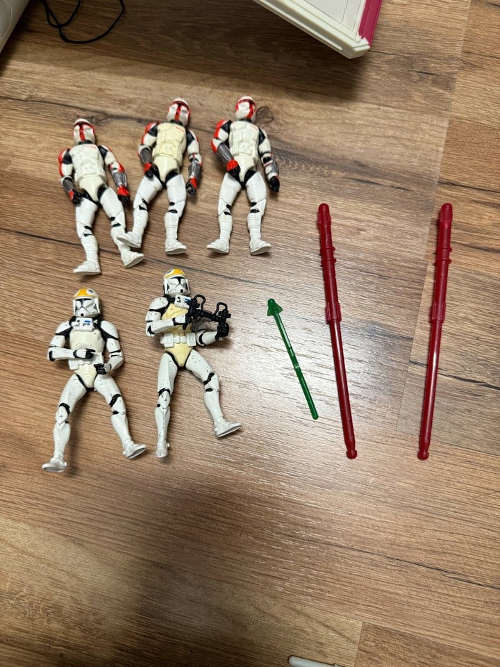 Star Wars Clone Wars Gunship 2002 Republic Command Vehicle Hasbro Color ...