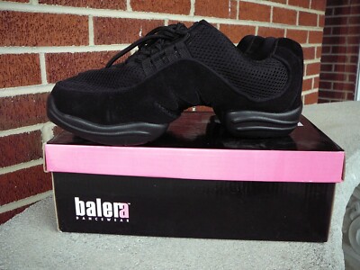 Size 9 Black Split Sole Suede Balera Dance Sneakers New With Box NIB | eBay