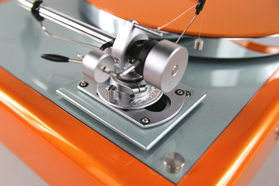 Restored Thorens TD160 turntable Electric Orange Ice Blue with SME 3009 ...