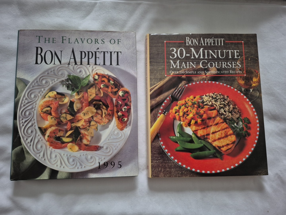 Lot of (13) Vintage Bon Appetit Cookbooks 80’s 90’s 2000's The Flavors ...