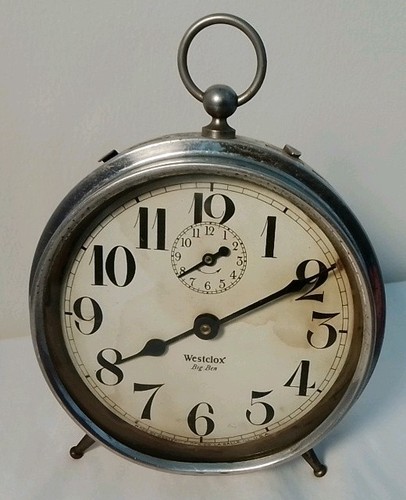 Western Clock Co. Westclox Big Ben Alarm Clock (5 3/8" L X 2 3/8" W X 6 ...