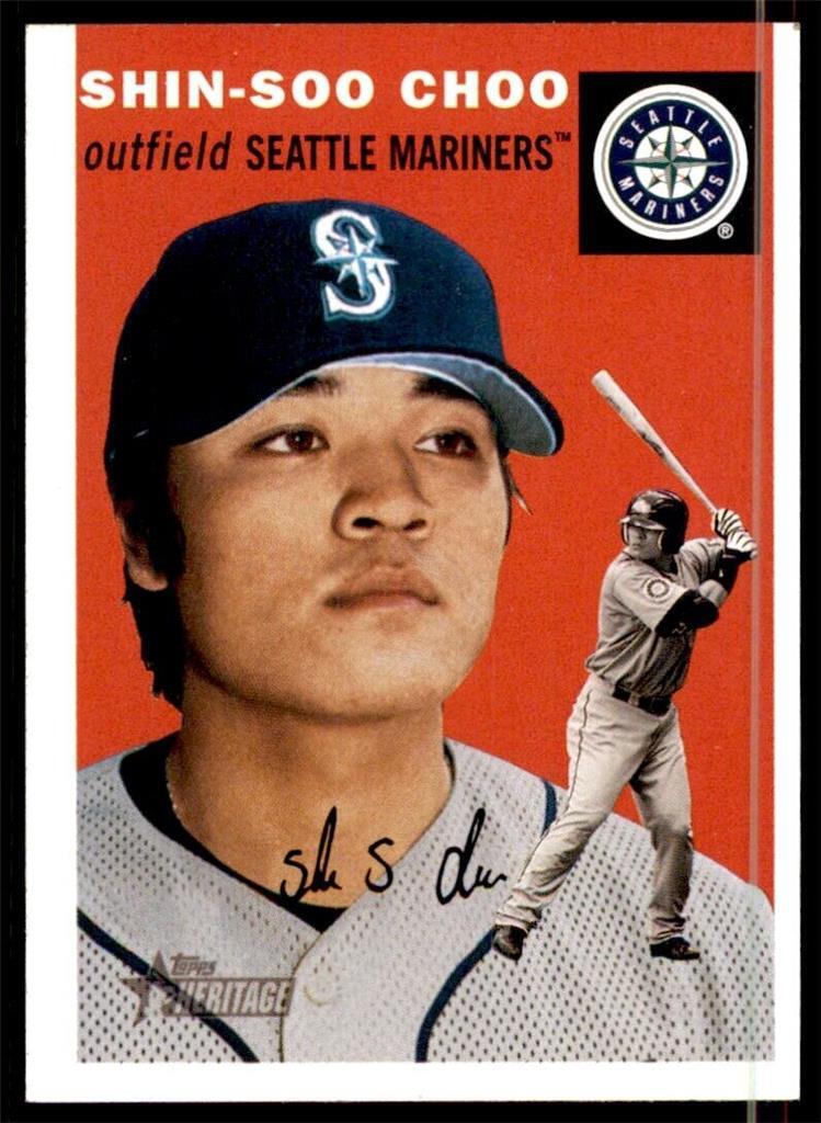2003 Shin-Soo Choo Seattle Mariners Topps Heritage Baseball Card # 35 ...