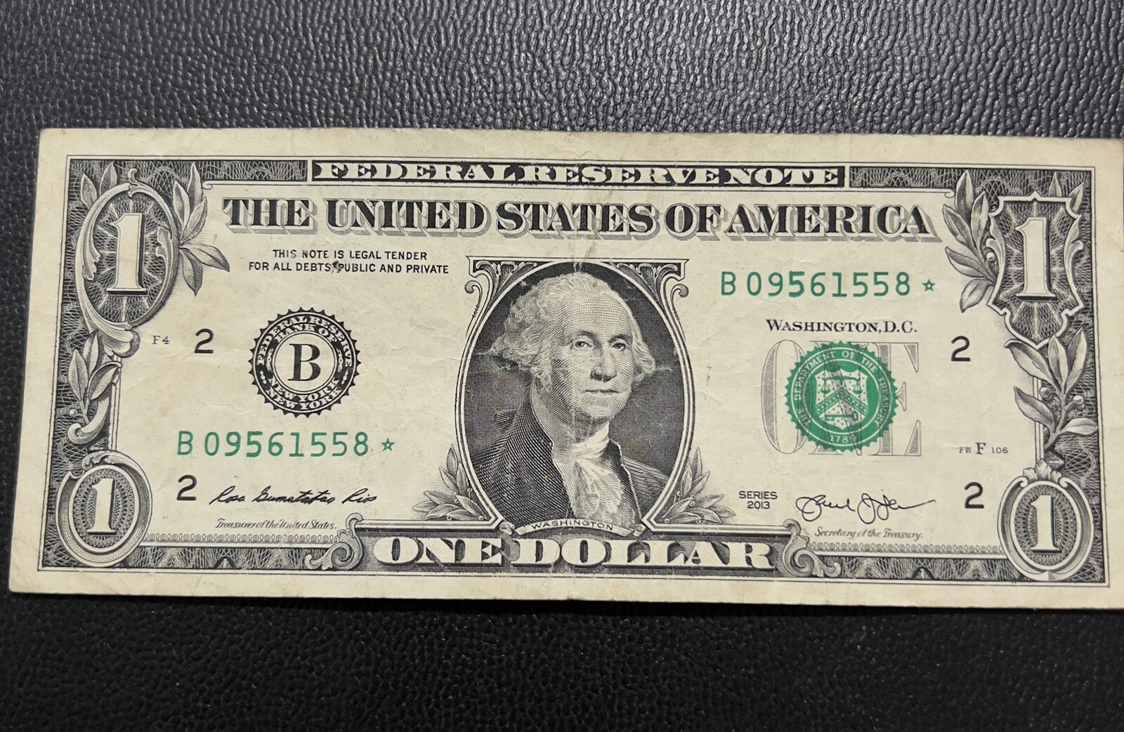 2013 B NEW YORK STAR NOTE DUPLICATE serial Numbers Misaligned Numbers ...
