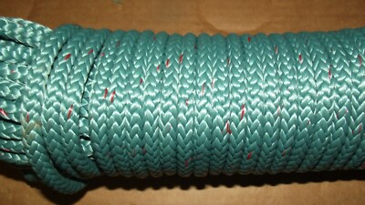 5/16" (8mm) x 73' Mainsheet Line, 12-Strand Braid Sail Line, Boat Rope ...