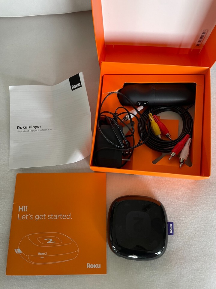Roku 2 (3rd Generation) Media Streamer 2720X - Black 829610880501| eBay