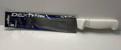 New 8” Dexter Russel Basics Chef Cook Knife Steel White Poly Handle ...