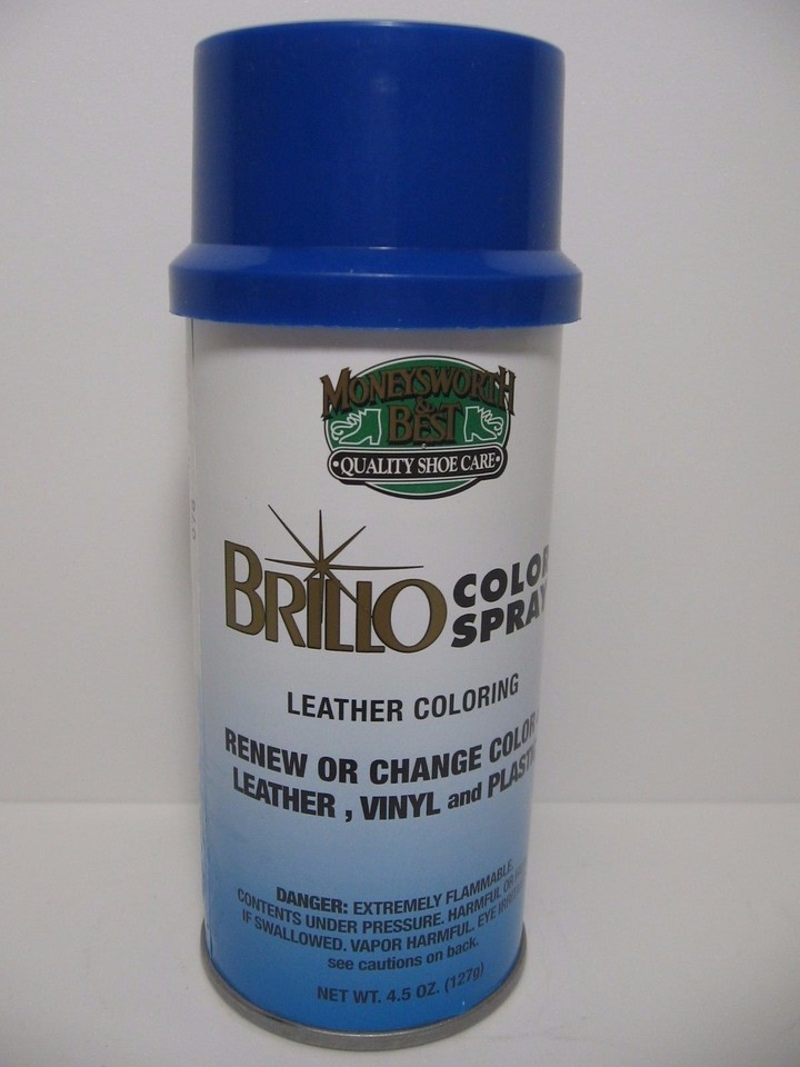 Brillo Color Spray Shoes Boots Leather Vinyl 4.5 oz. | eBay