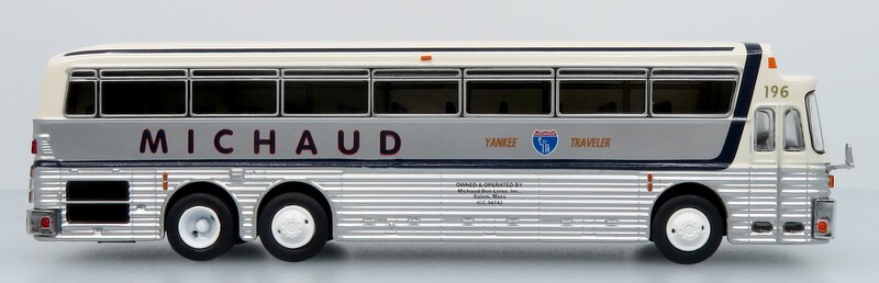 1969 Eagle Model 05 Coach: Michaud Bus Lines 1:87 (HO) Diecast Model ...