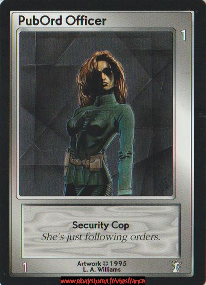 Shadowfist TCG - Pubord Officer/Standard | eBay