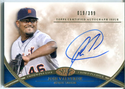Jose Valverde Autographed Topps Card #19/399 | eBay