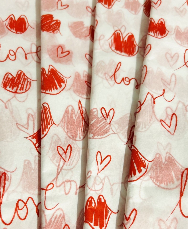 Printed Tissue Paper Wrapper 50x30cm 10 Sheets for Gift Wrapping DIY ...