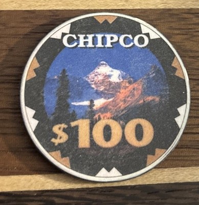 Chipco International $100 Casino Chip Advertising Sample | eBay