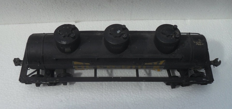O Scale/Gauge 2-Rail Brass 3-Dome Riveted Deep Rock Tank Car | eBay