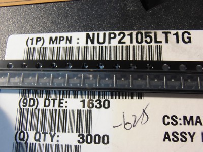 25PCS NUP2105LT1G 350W DUAL BIDIRECTION TVS 27V CAN BUS Protection ...