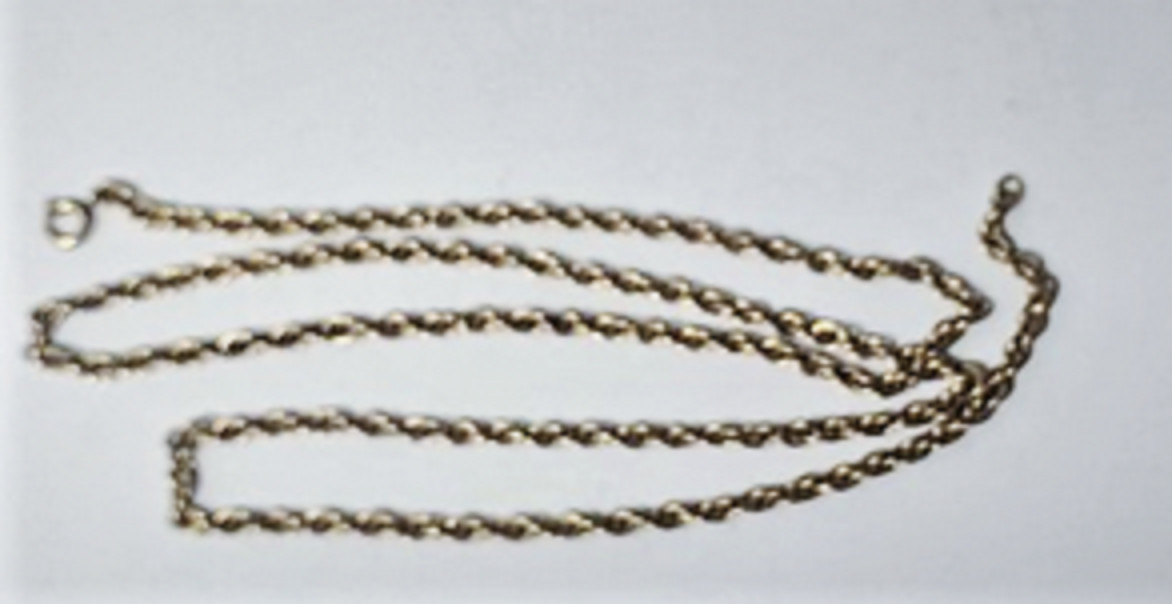 Vintage 14K Gold Filled Thick Sturdy Rope Chain Neckl… - Gem