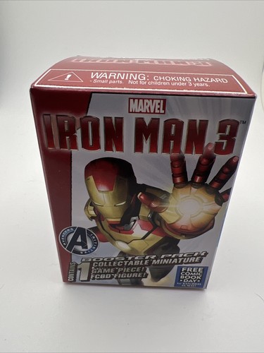 2013 Iron Man 3 Promo Figure NIB Sealed Wizkids Heroclix Booster Pack ...