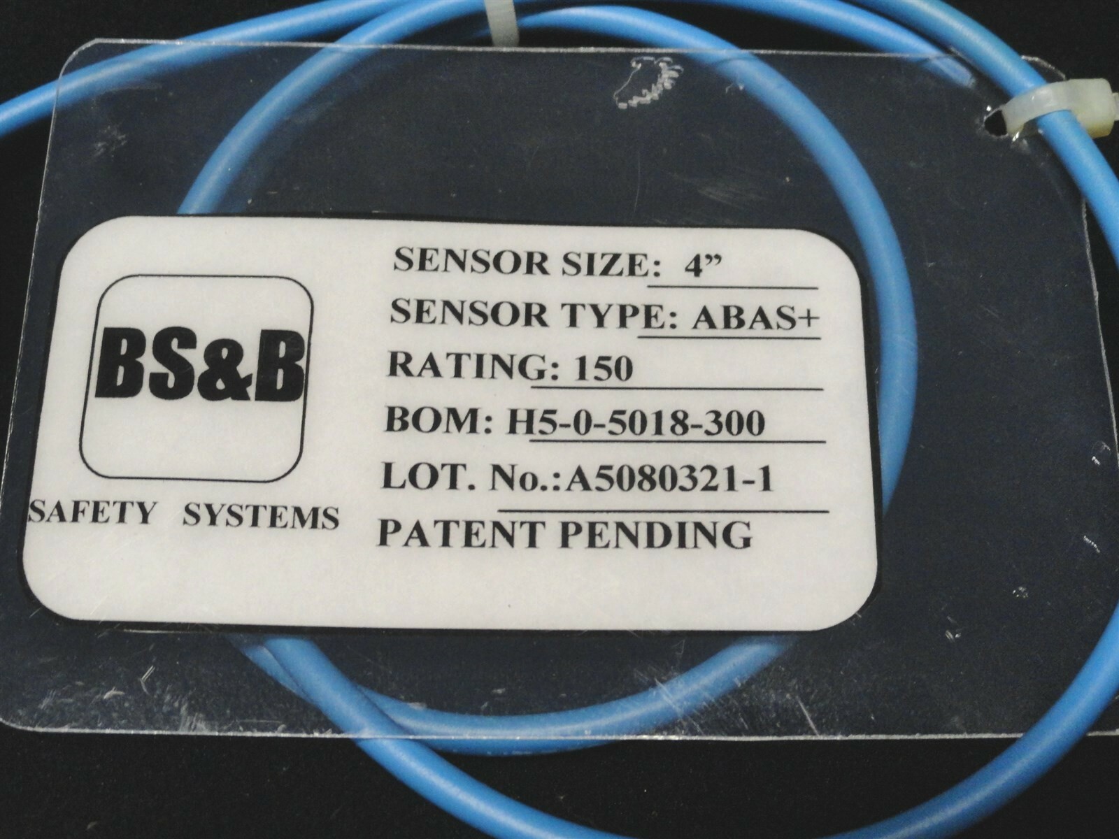 BS&B -BURST ALERT SENSOR - SIZE 4" - TYPE: ABAS+ - BOM: H5-0-5018-300 ...