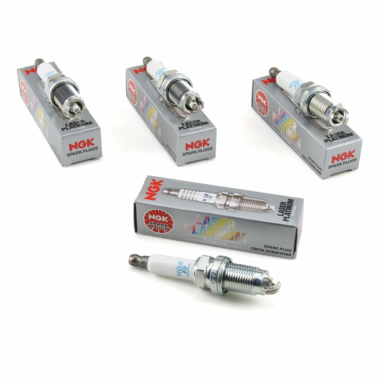 4x NGK 7742 PZFR5N-11T Zündkerze für VW GOLF 5 PASSAT TOURAN AUDI A3 A4 ...