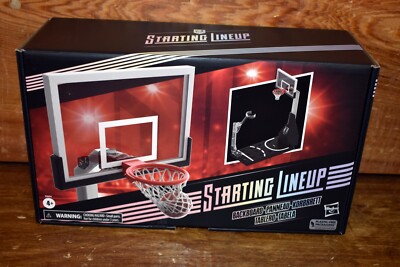 NEW Hasbro Starting Lineup NBA Basketball Backboard Hoop Action Figure ...