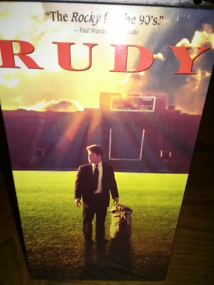 Rudy (VHS, 1994, Closed Captioned) 43396537231| eBay