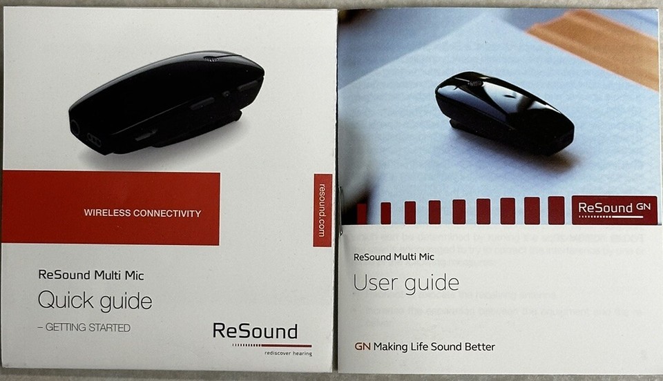 New GN Resound Multi Mic Wireless Microphone For Resound & Jabra Hearing Aids. | eBay