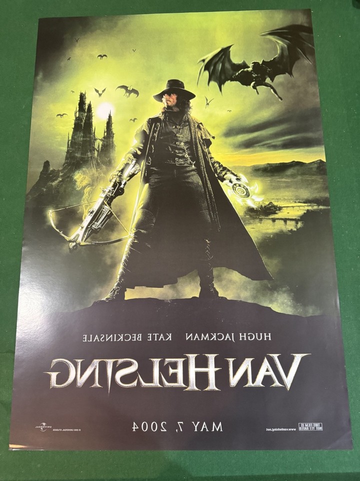 Van Helsing Original 2004 Double Sided Org. 27"x40" Movie Poster Hugh ...