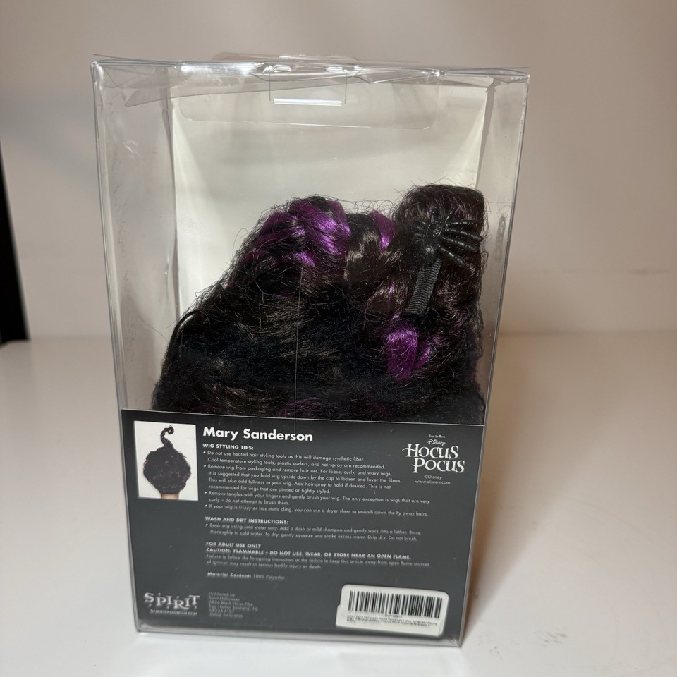NWT Hocus Pocus Adult Wig Mary Sanderson Spirit Halloween Disney 1 ...
